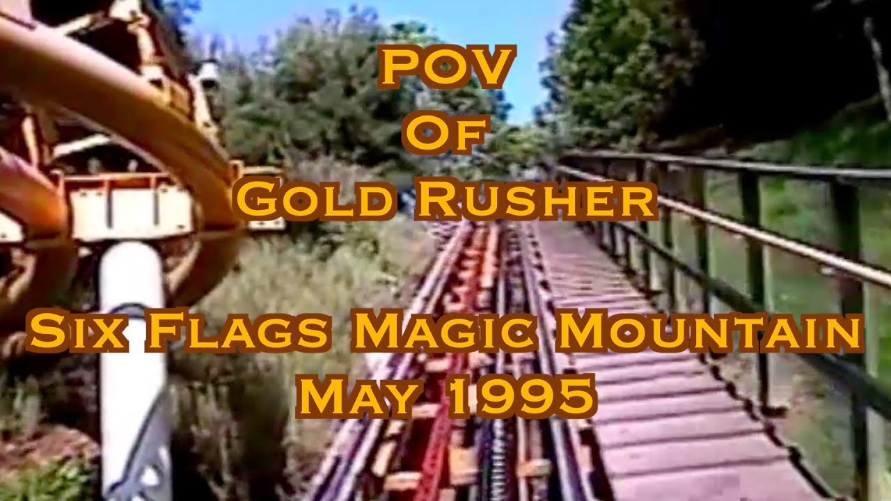 Six Flags Magic Mountain Gold Rusher