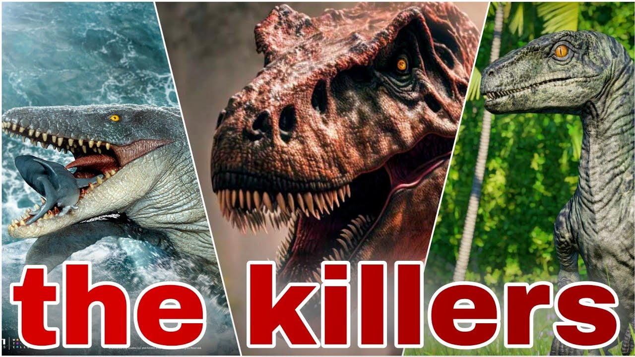 10 of the most powerful dinosaurs in Jurassic Park - YouTube