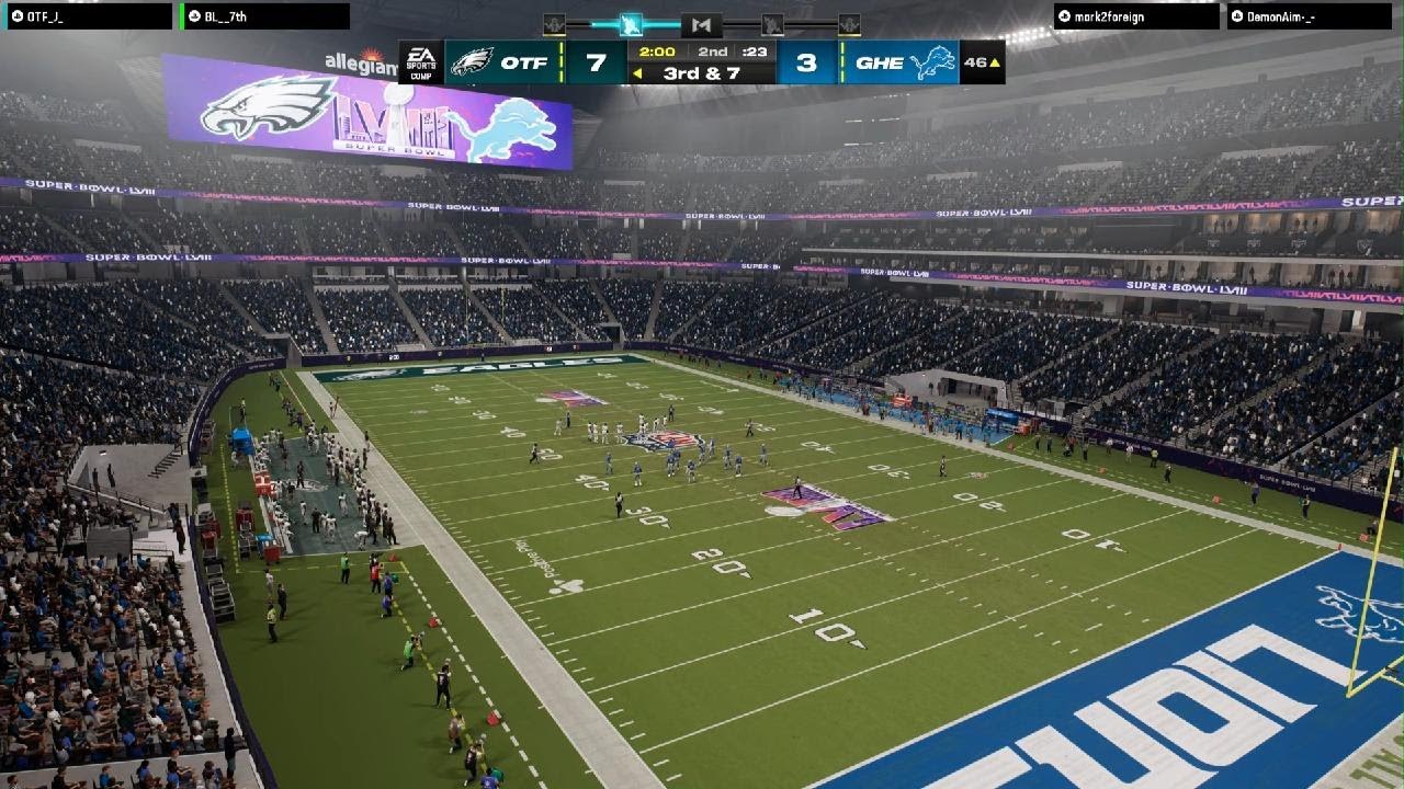 Madden NFL 24 slant and go route - YouTube