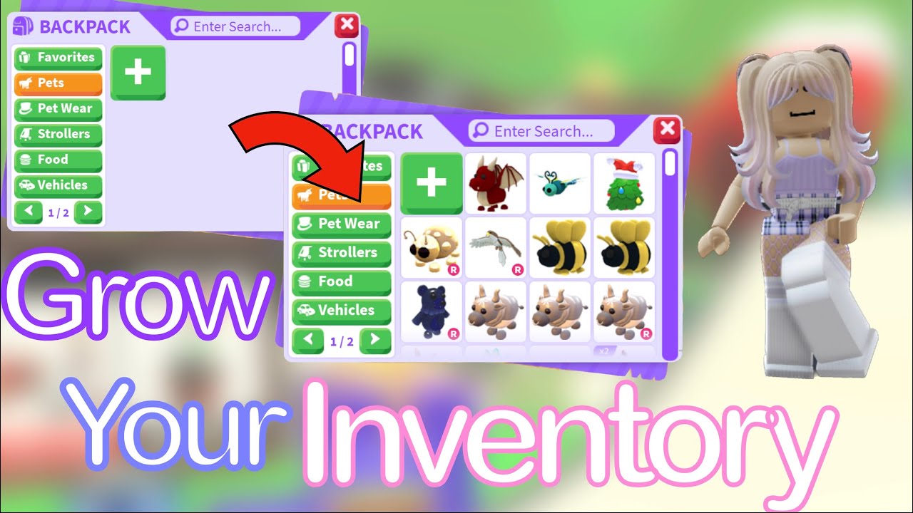 How to GROW😱 your Adopt me inventory fast! 🛍️ (2023) - YouTube