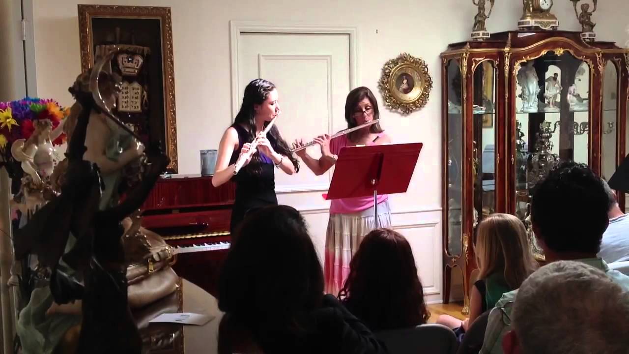 Heather Flanagin Flute Recital duet with Randy Weinstein - YouTube