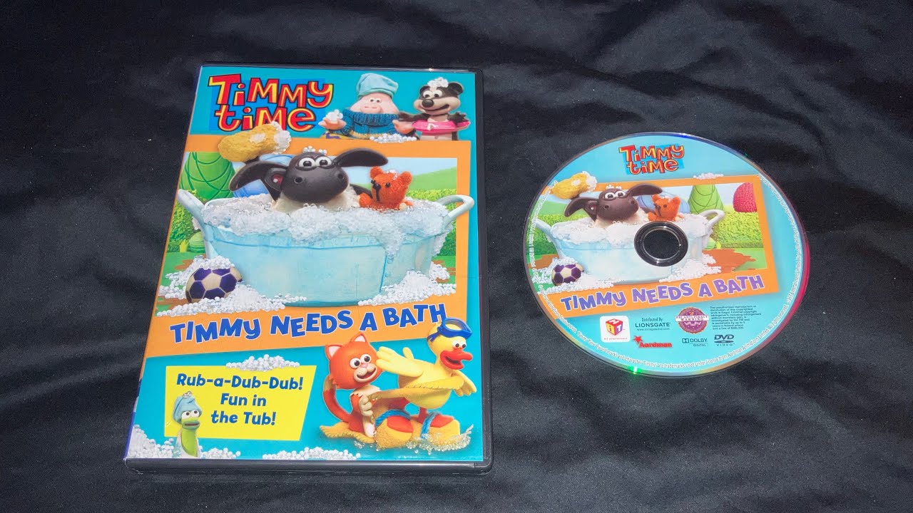 Opening to Timmy Time: Timmy Needs A Bath 2012 DVD (Main Menu option ...