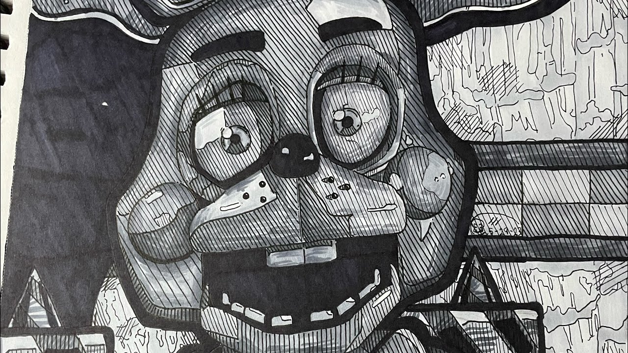 Drawing FNaF 2 Characters Compliation Timelapse #fnaf #art #timelapse ...