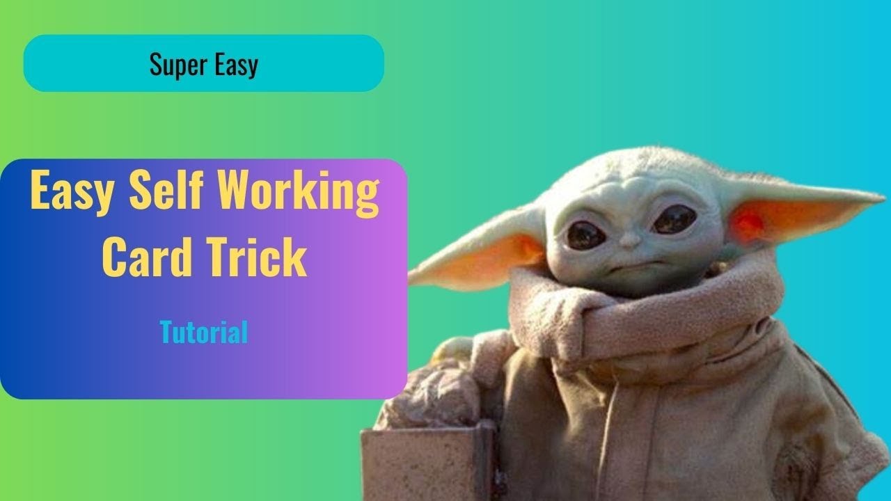 Easy Self Working Card Trick Tutorial - YouTube