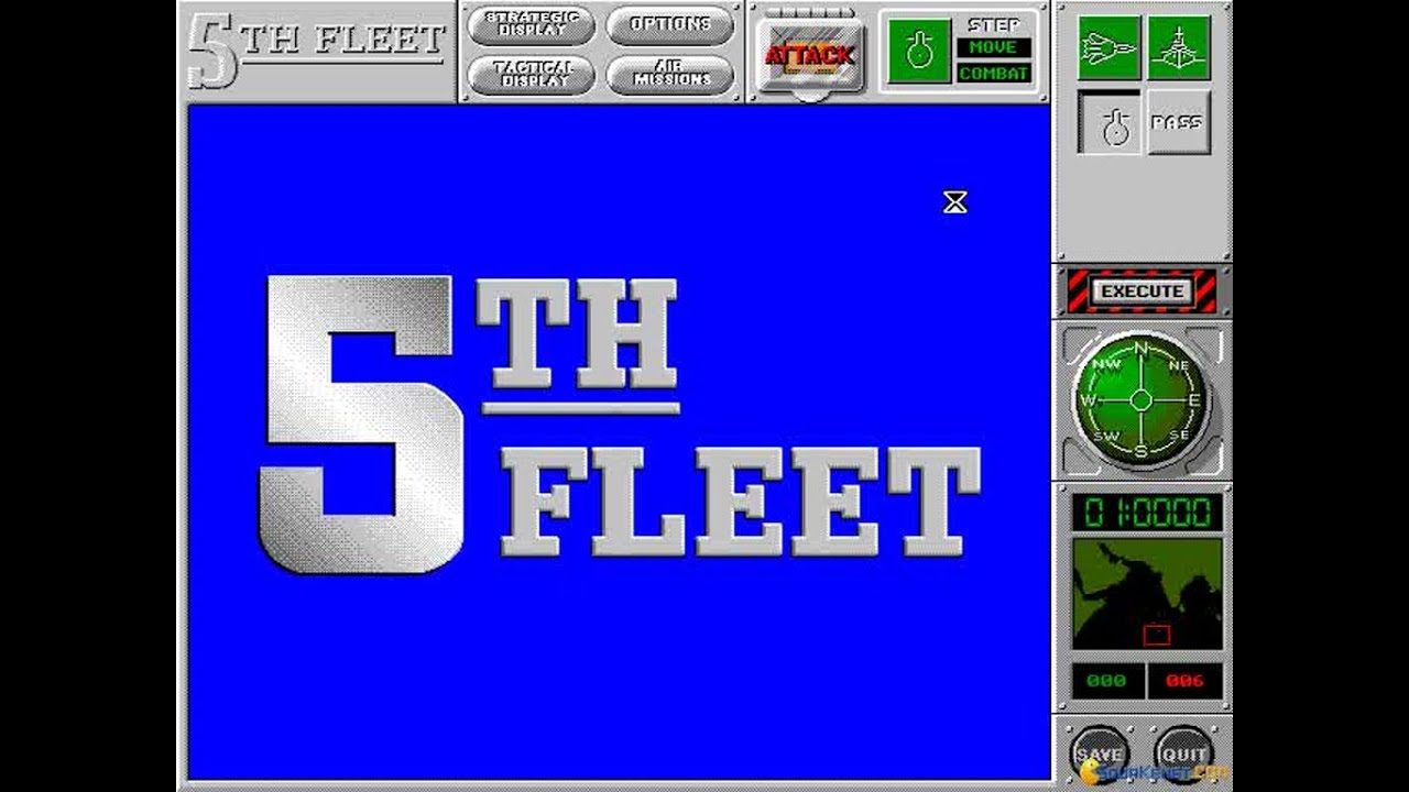 5th Fleet gameplay (PC Game, 1994) - YouTube