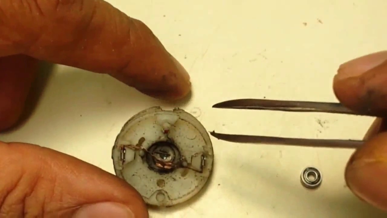 How to open and repair/ reset DC motor - YouTube