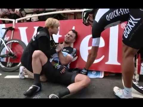 Tour de France Mark Cavendish angry at 'deliberate crash' claims - YouTube