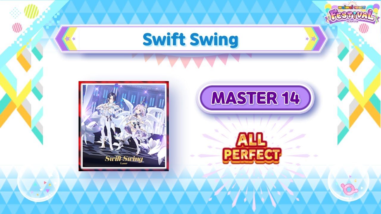 【maimai DX】Swift Swing MASTER 14 ALL PERFECT - YouTube