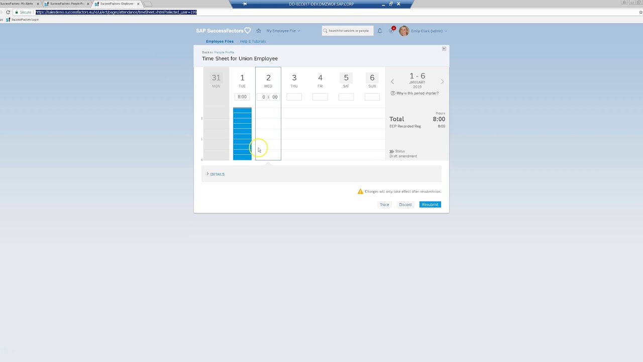 SAP SuccessFactors Employee Central Payroll Union Example in Payroll ...