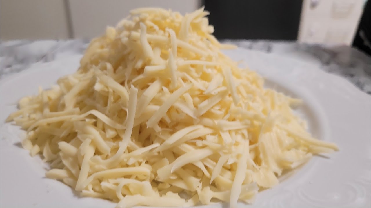 How to make and store grated cheese for longer use - YouTube