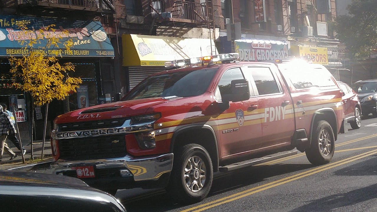 FDNY Brand New Battalion 12 responding Urgently in heavy traffic to Box ...