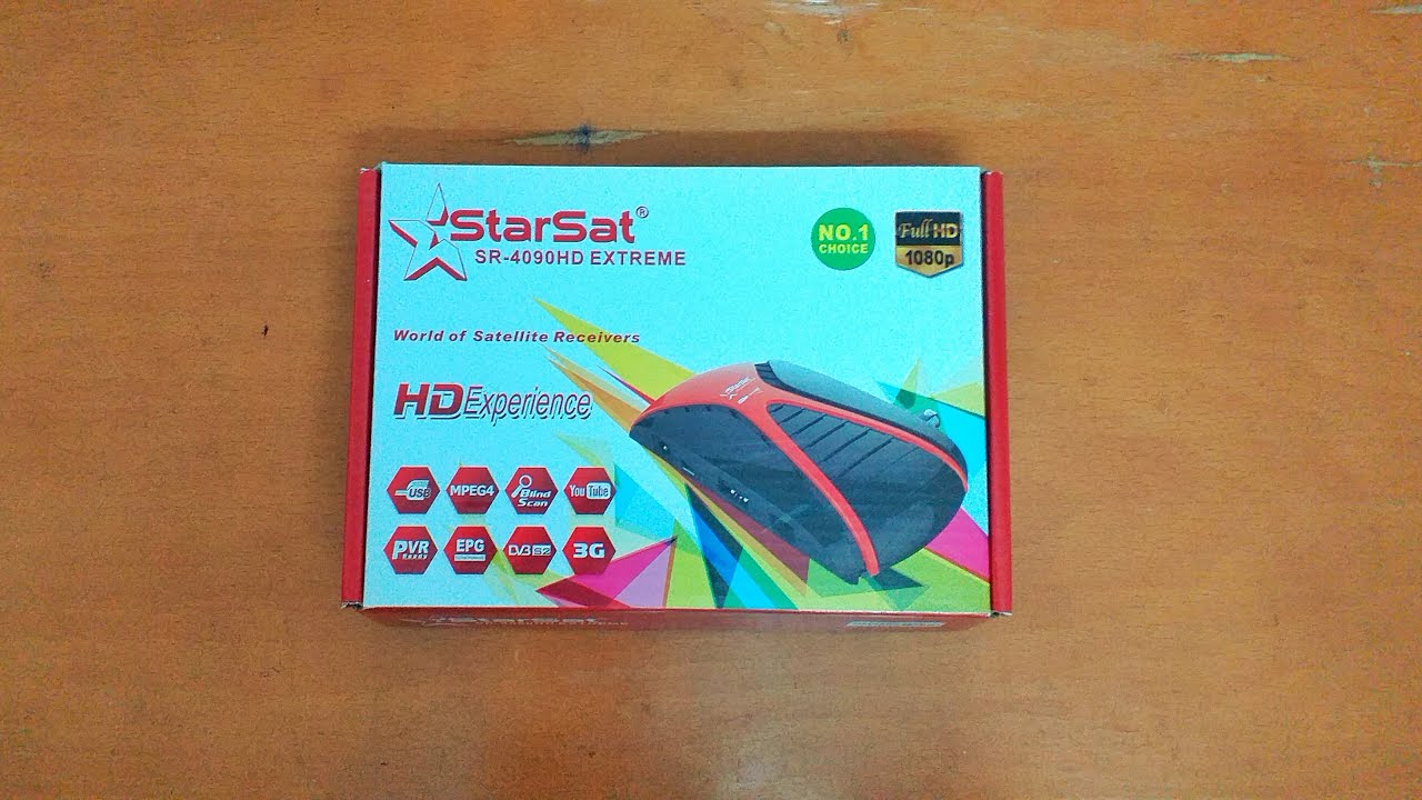 Unboxing Satellite Receivers Starsat 4090HD Extreme | آنباکس رسیور ...