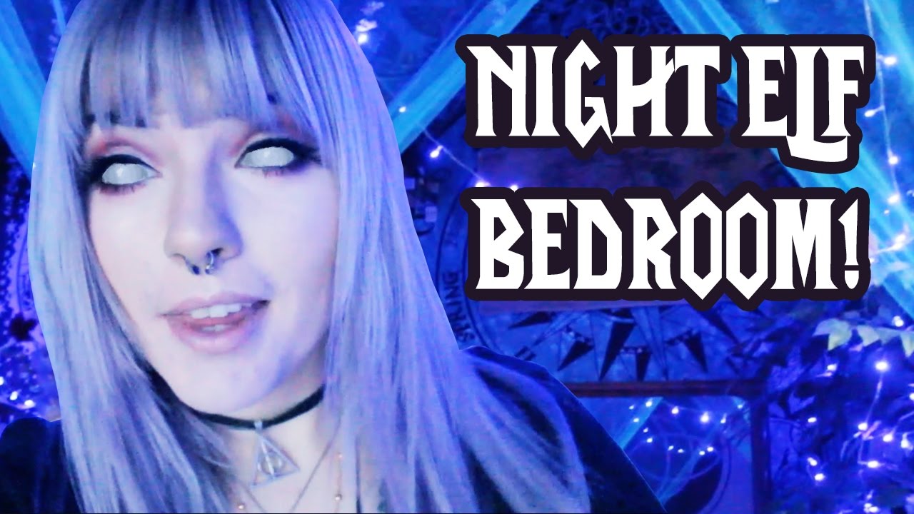MY NIGHT ELF BEDROOM! (Room Tour) - YouTube