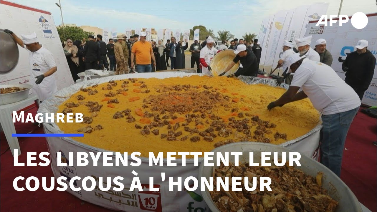 Couscous géant: les chefs Libyens veulent mettre leur recette à l ...