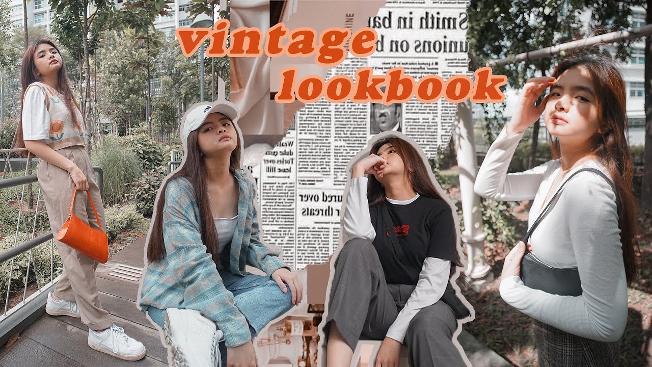 VINTAGE/TRENDY LOOKBOOK 2021 (aesthetic outfits) - YouTube