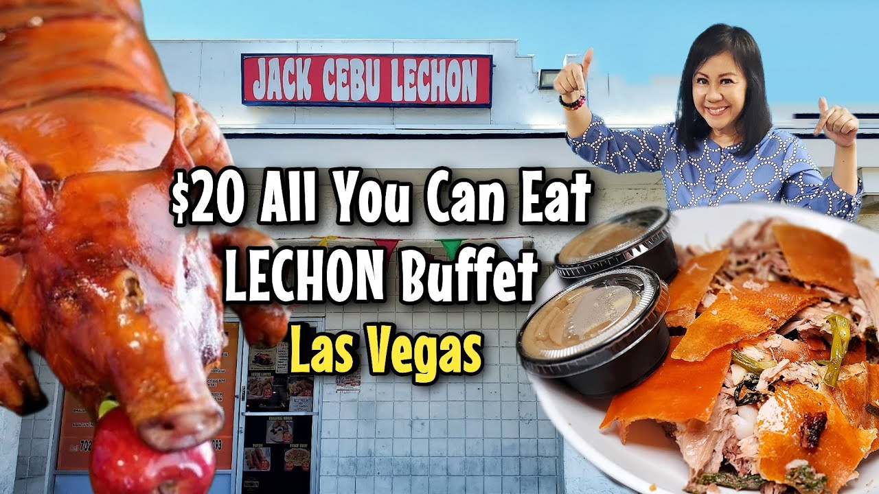 $20 Lechon Buffet Review | Jack Cebu Lechon Las Vegas - YouTube