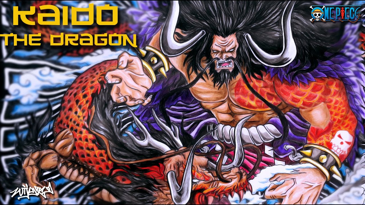 Speed Drawing - Kaido the Dragon - YouTube