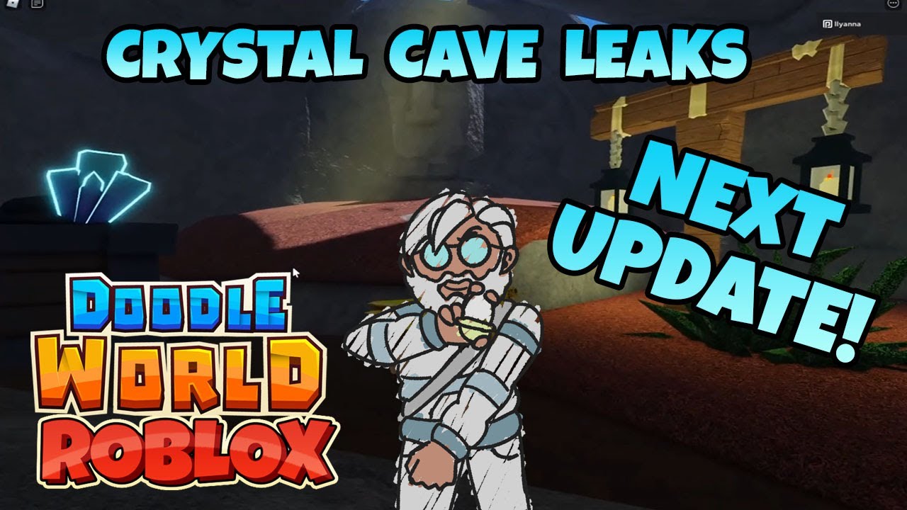 DOODLE WORLD - NEXT UPDATE CRYSTAL CAVE LEAKS - ROBLOX - YouTube