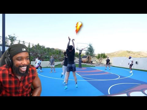 ME & FLIGHT TEAMED UP! 5v5 Against ACTUAL COMP HOOPERS REACTION!