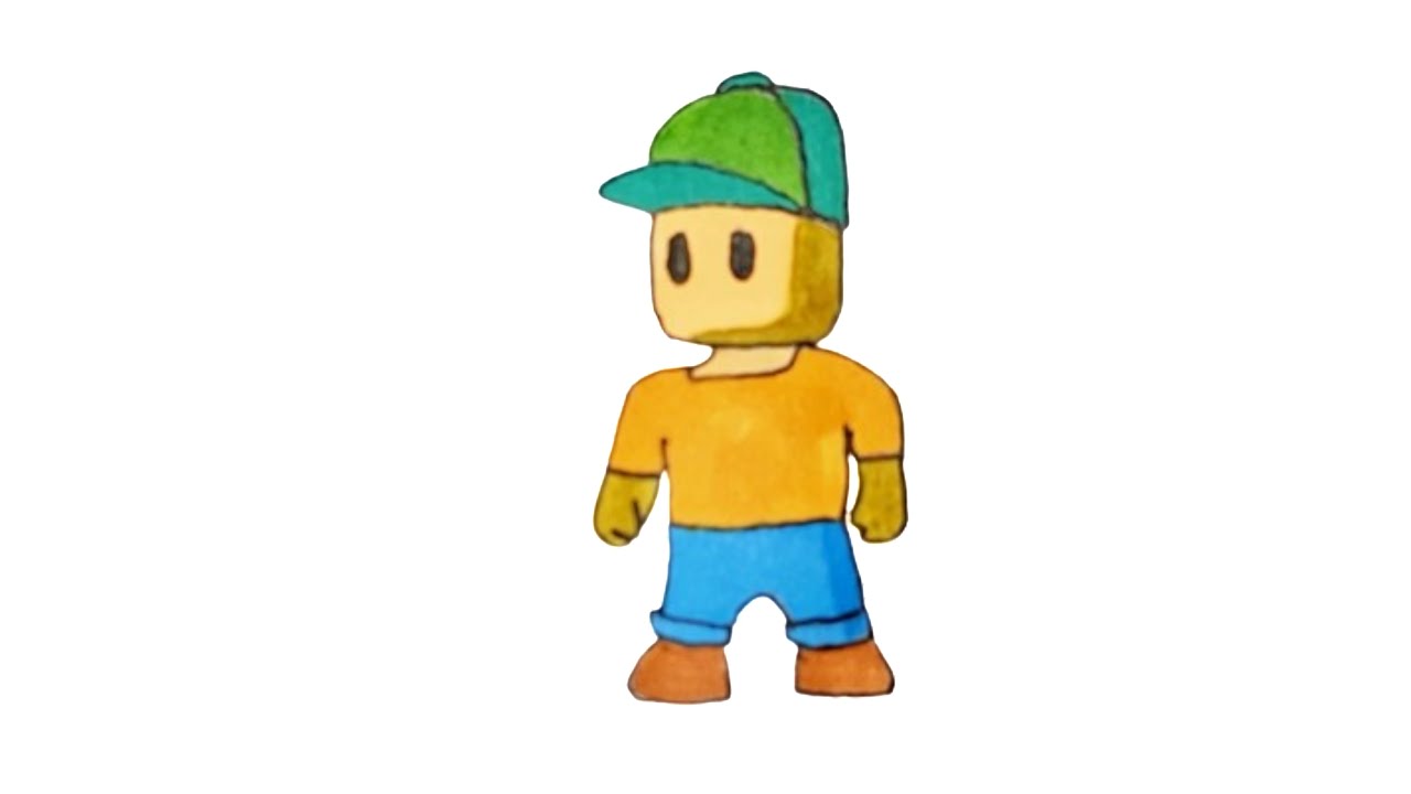 How to Draw Mr.STUMBLE/Stumble Guys/step by step, easy - YouTube