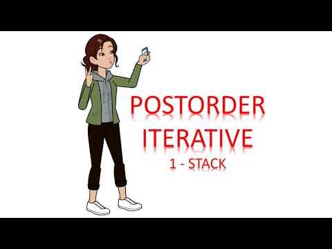 Postorder Traversal - ITERATIVE - Solution - 2 (1-Stack) | HARD ...