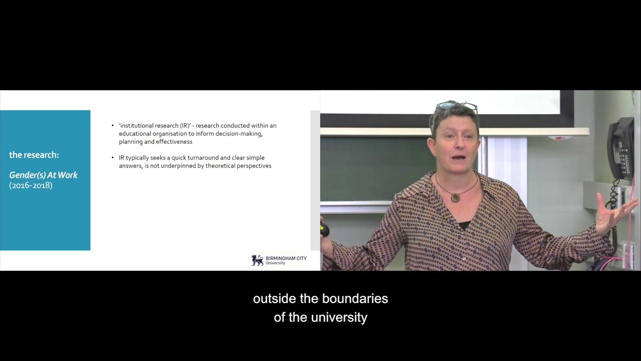 Athena SWAN Forum - 05/06/19 (Dr Kate Thomas) - YouTube