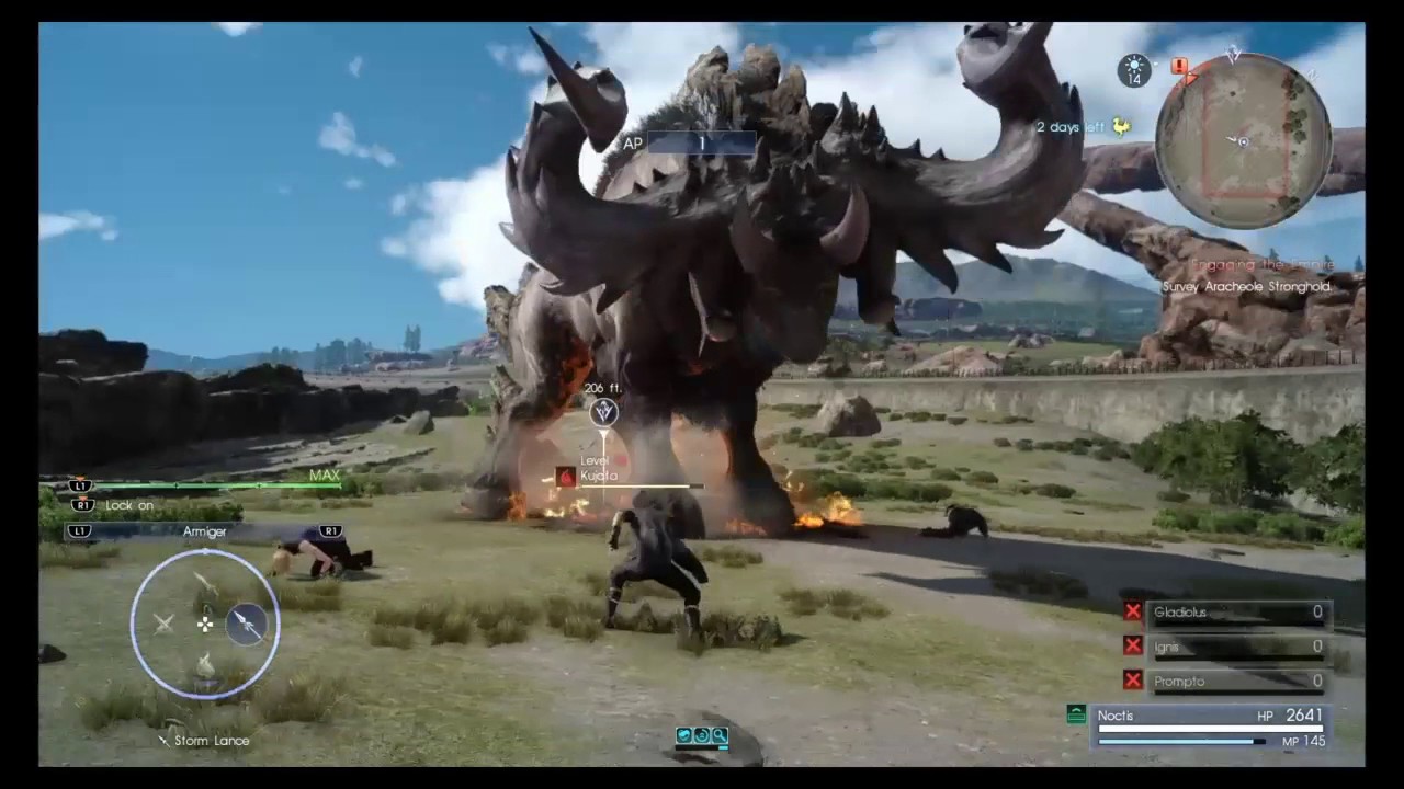 FFXV - How to Summon: Titan Variation - YouTube