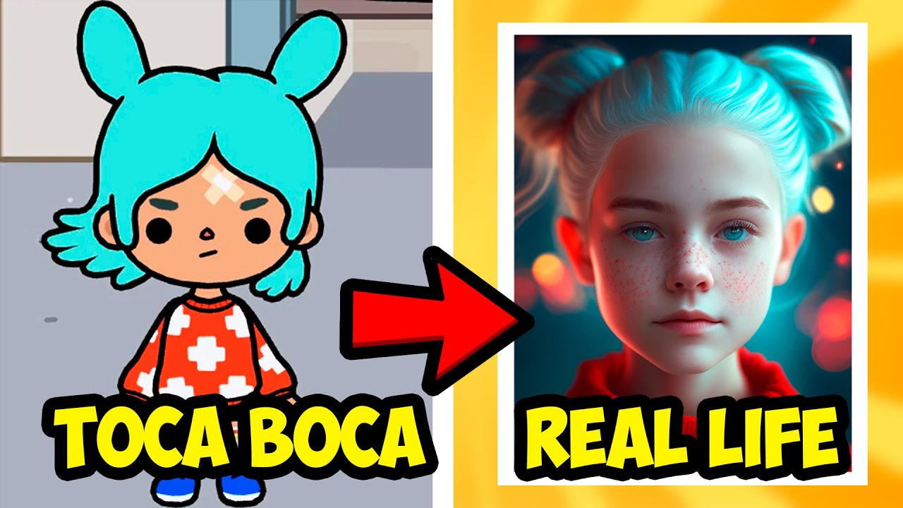 Toca life characters in real life! - YouTube