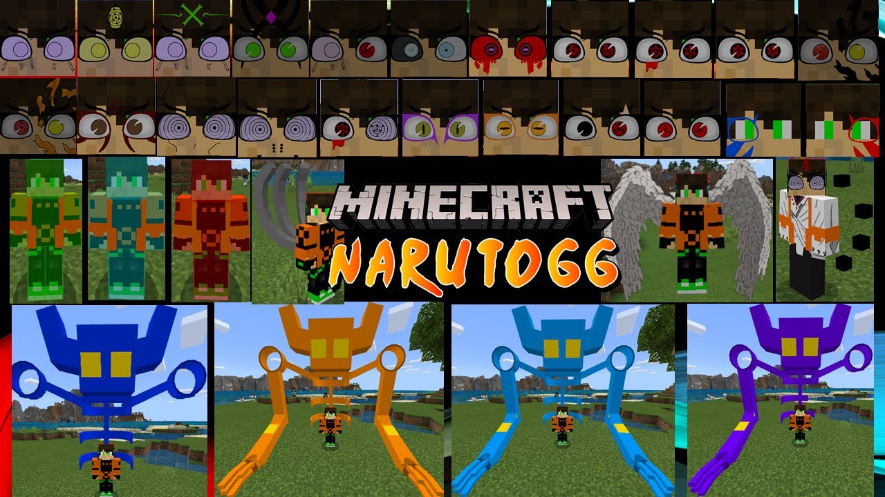 *COOL* Naruto GG Mod! Doujutsus, Susanoos, Jutsus... (Minecraft Naruto ...