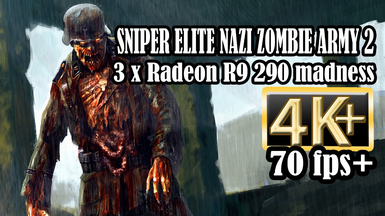 Sniper Elite: Nazi Zombie Army 2 - 4K gameplay(4320x2560) - YouTube