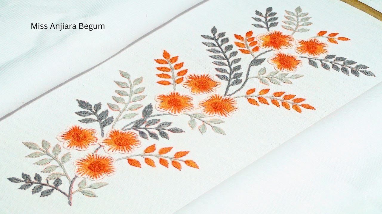 Beautifully Simple Border Embroidery Ideas: DIY Guide - YouTube