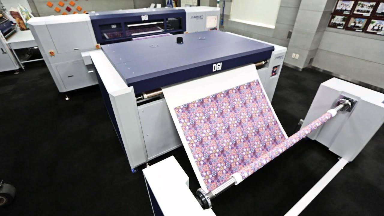 FD-1908 Direct to Textile Printer - YouTube