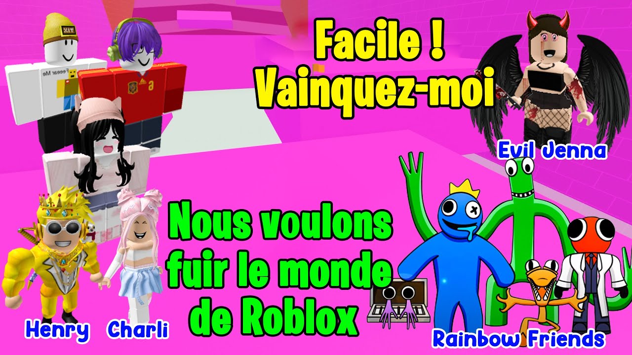 HISTOIRE ROBLOX | Charli entre dans le monde de Roblox pour se sauver ...
