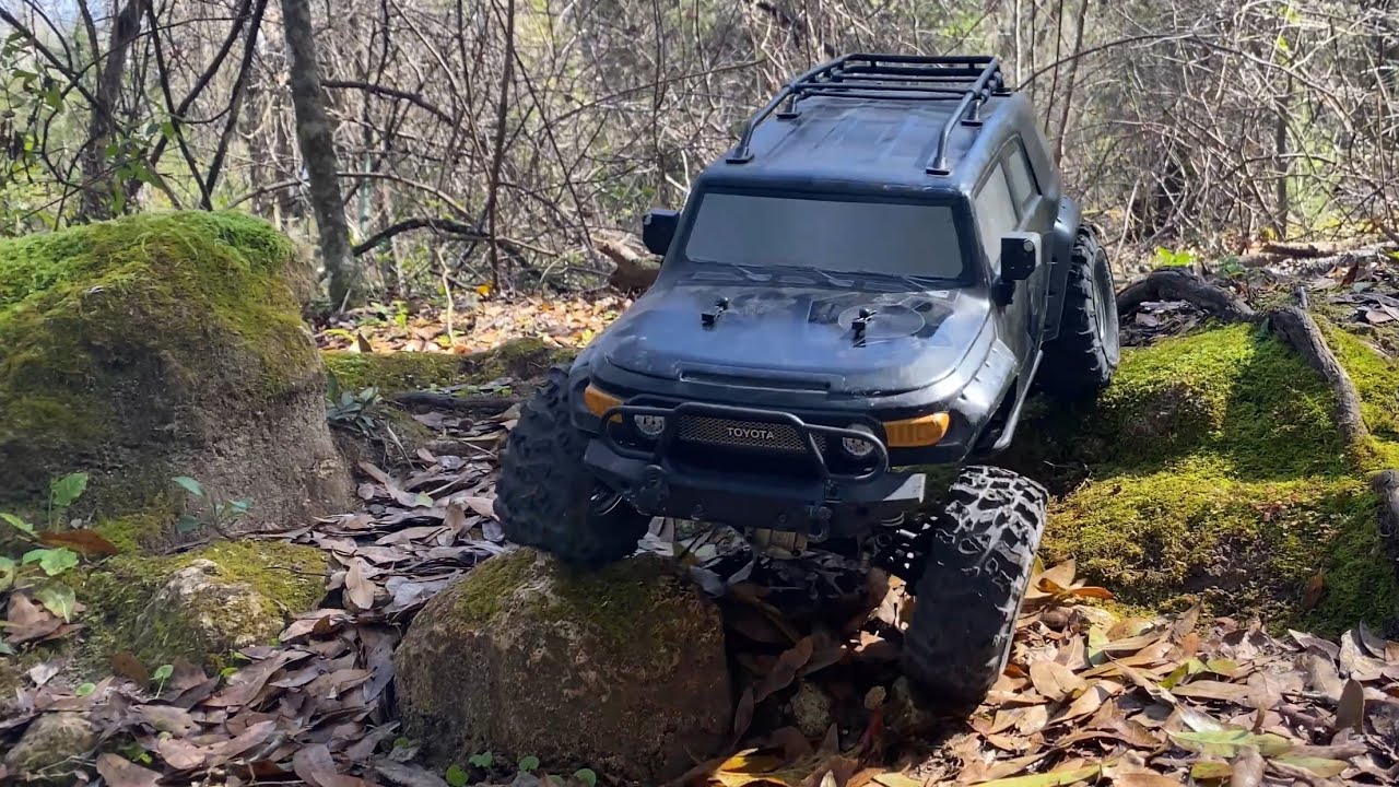 HPI Venture Toyota FJ trail run @ Santos, 1/10 4x4 extreme off-road RC ...