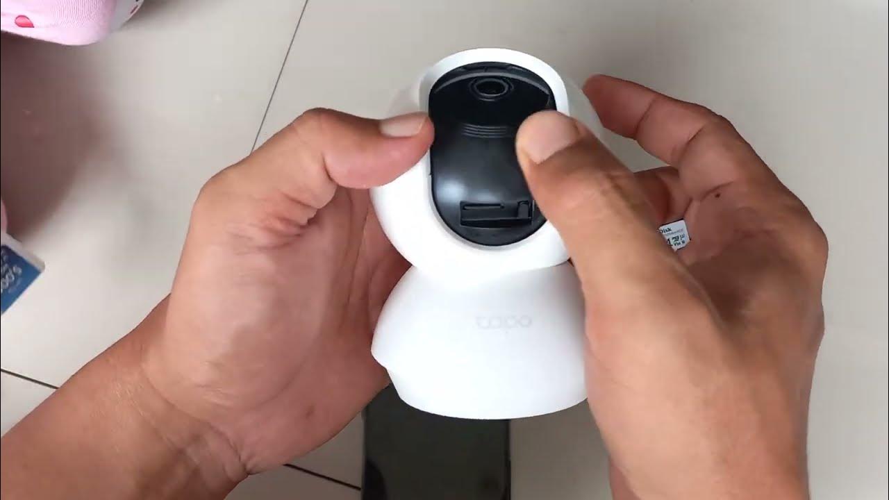 Cara Pasang MEMORY CARD di CCTV TP Link Tapo C200, C100, C110, C210, C225, C310, C320, TC60 ...