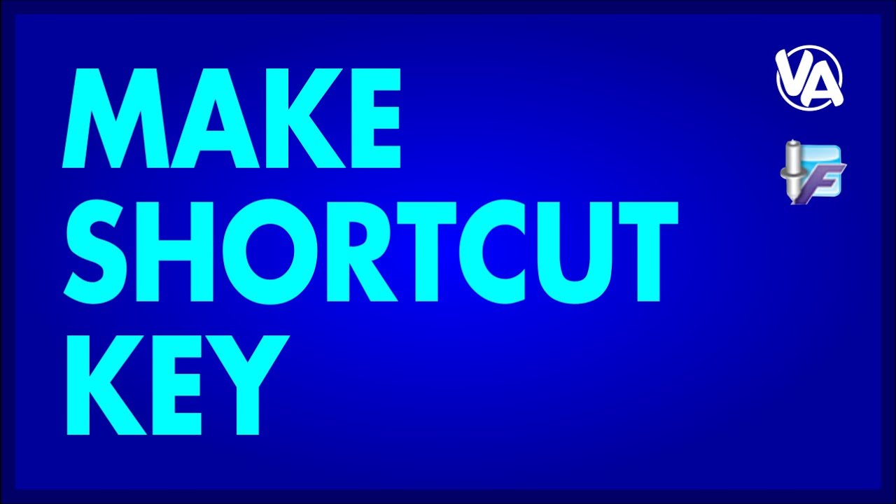 FlexiSign: Make Shortcut Key in FlexiSign - YouTube