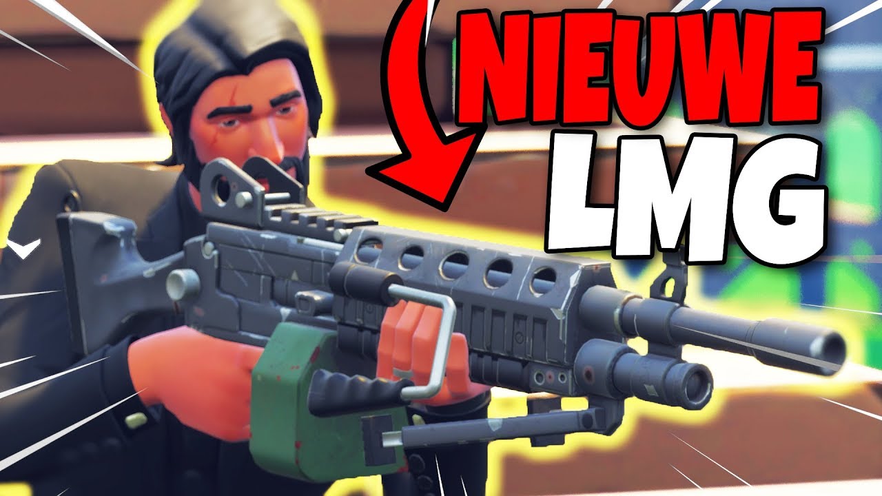 DE *NIEUWE* EPIC LMG GEBRUIKEN IN FORTNITE?! (Nederlands NL) - YouTube