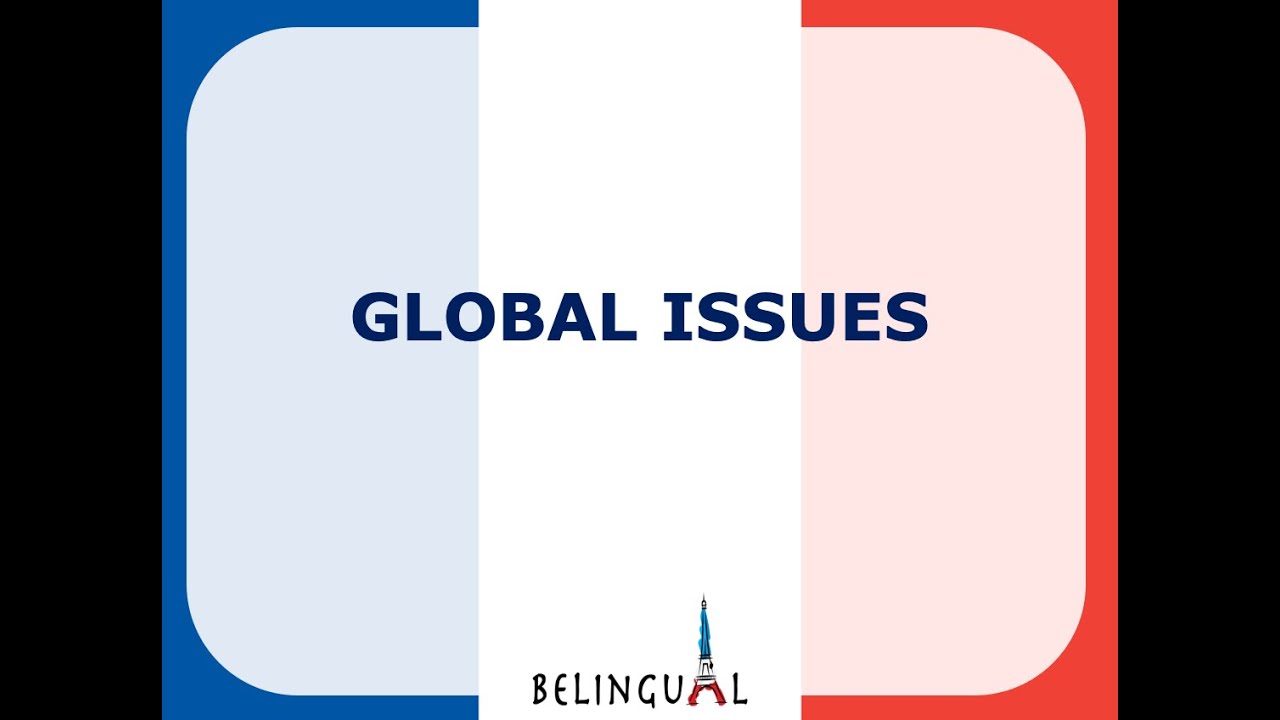 Global Issues - Environment - French English Vocabulary - YouTube