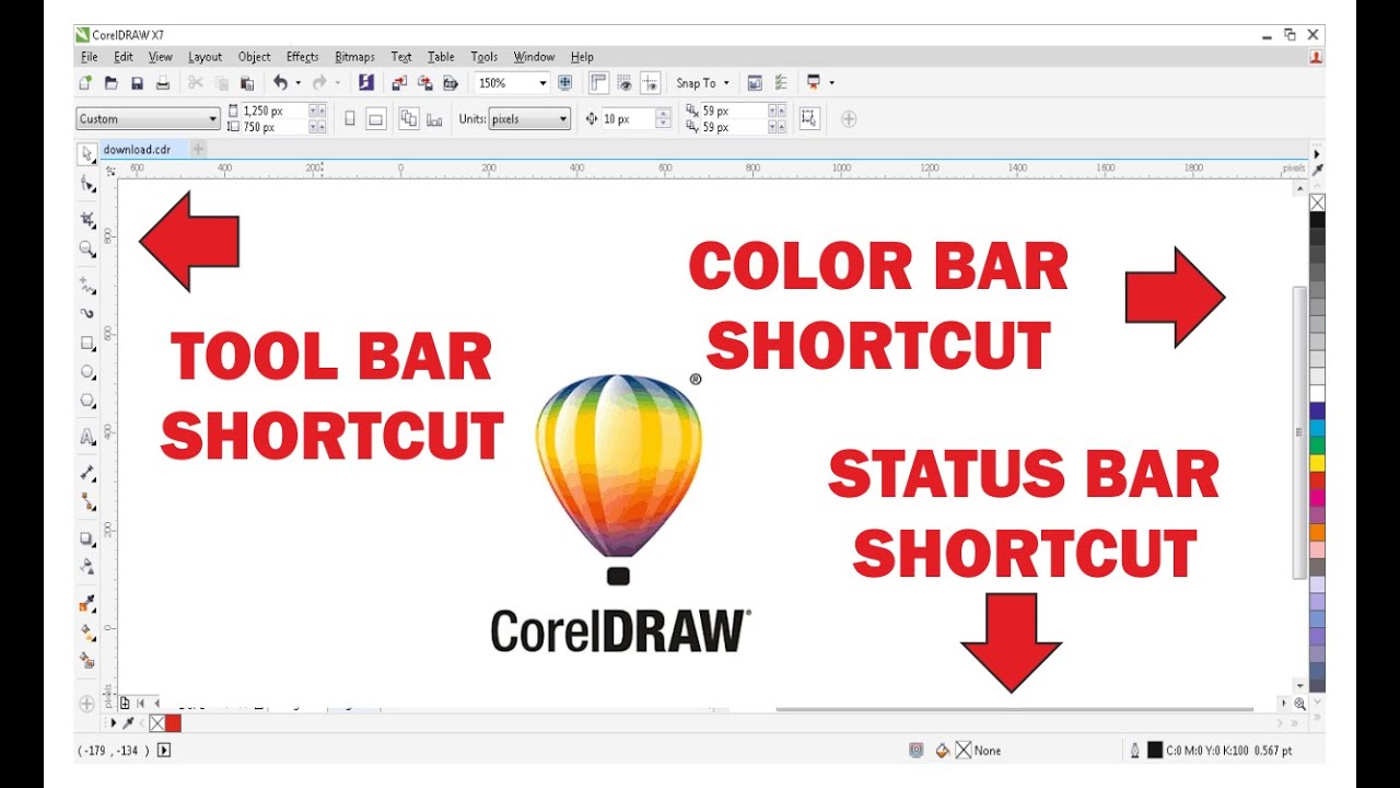 How To Setup Status Bar Tool Box Bar Color Bar In Coreldraw YouTube How To Setup Status Bar Tool Box Bar Color Bar In Coreldraw YouTube