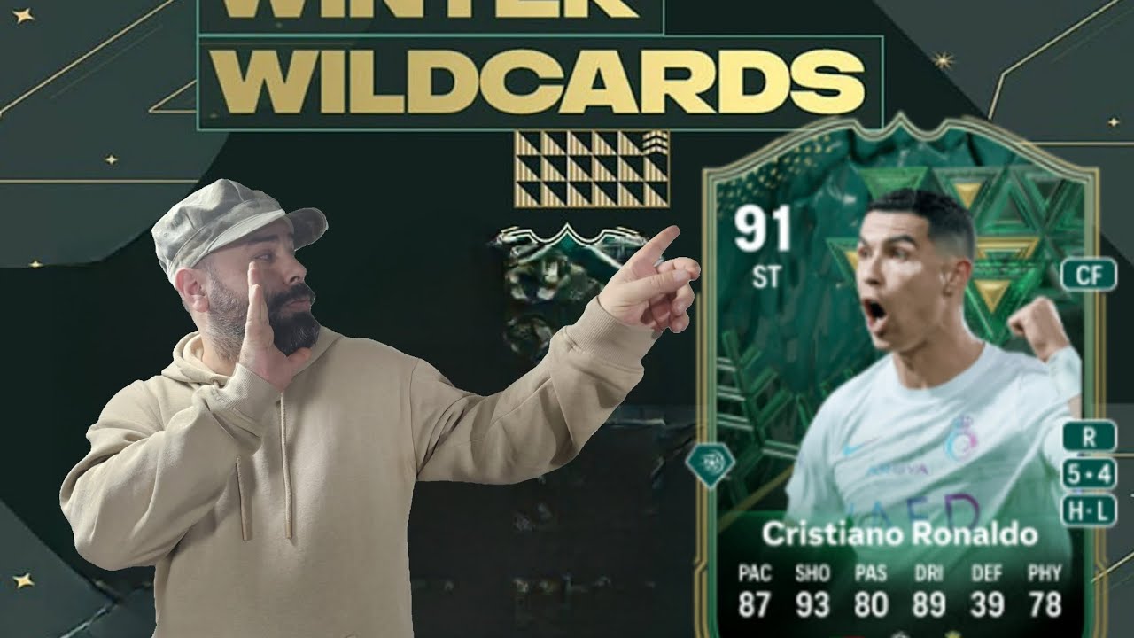 I packed 91 Cristiano Ronaldo winter wild card fc24 pro 500 k pack🤭 ...