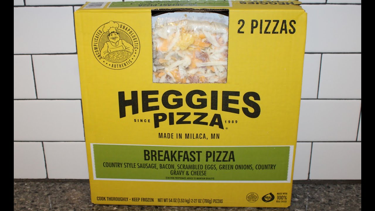Heggies Pizza: Breakfast Pizza Review - YouTube