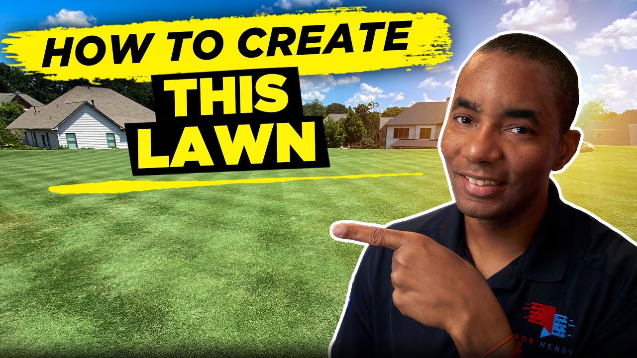 How to Fix an Ugly Lawn - The Golf Course Lawn Process - YouTube