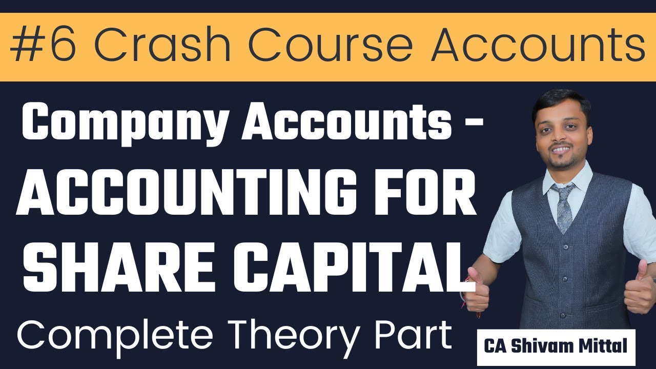 Issue of Share Capital | Company Accounts | Class 12th | Accounts - YouTube