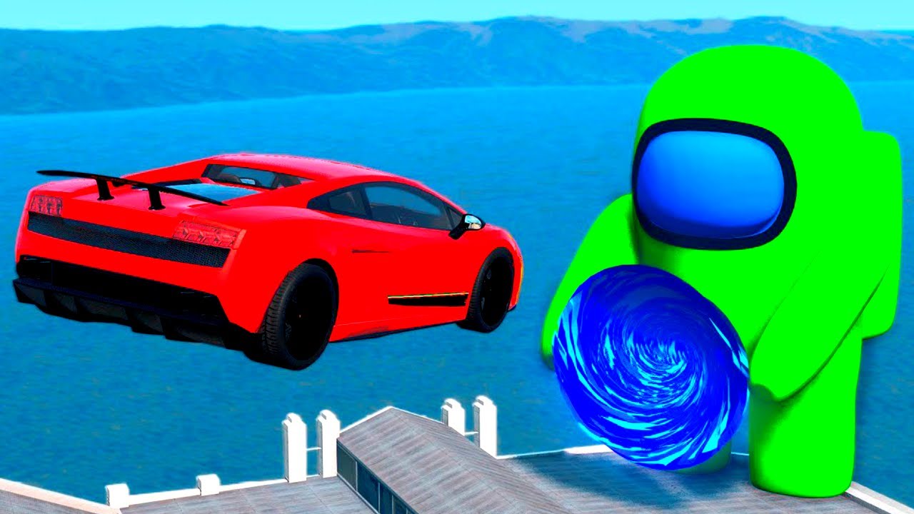 Car VS Portal Trap To Another Universe From Among Us Impostor #1 ...