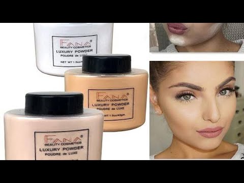 FANA Banana Loose Powder Oil Control Long Lasting Face Makeup Highlight ...