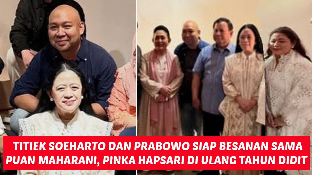 senyuman pinka hapsari di ulang tahun didit, dua keluarga berkumpul ...