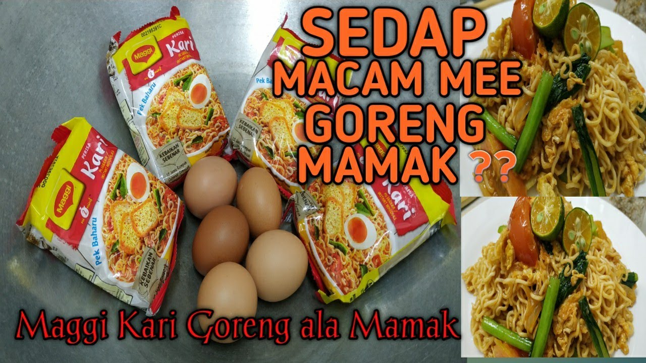 Maggi kari goreng ala mamak - YouTube