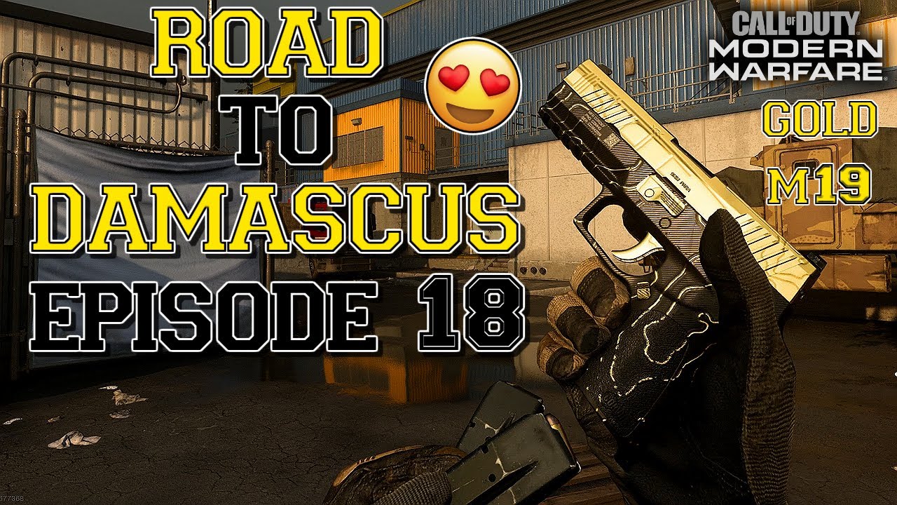 THE WEAKEST PISTOL EVER... GOLD M19 😍 (MODERN WARFARE ROAD TO DAMASCUS ...