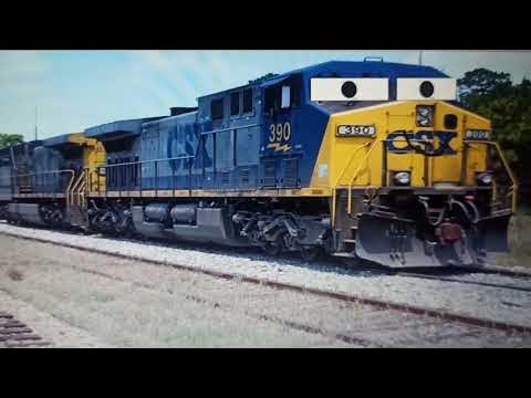 Pluem the CSX YN2 CW44AC 390 and Guangjia the CSX YN2 CW44AC 517 - YouTube