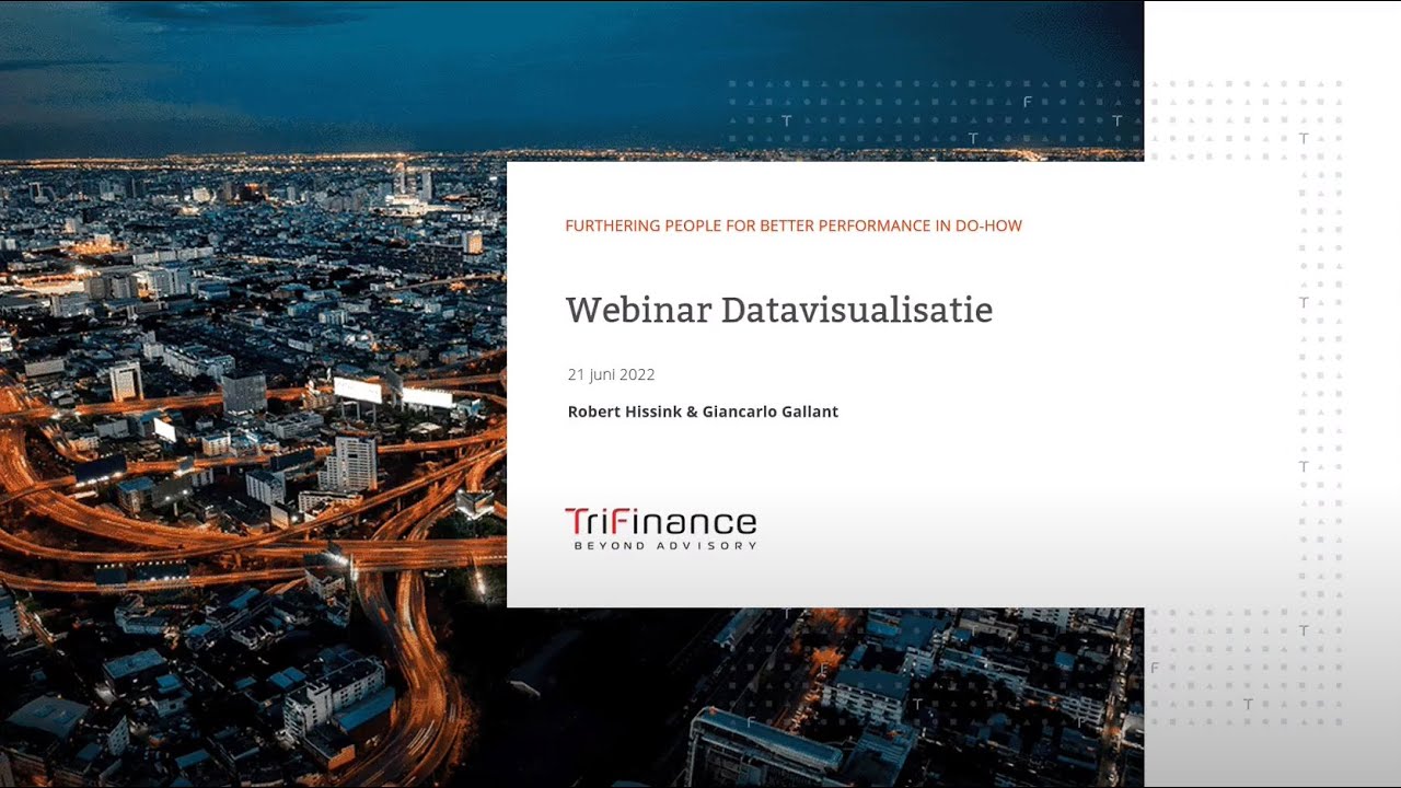 Webinar Datavisualisatie - Aflevering 1 | TriFinance Nederland - YouTube